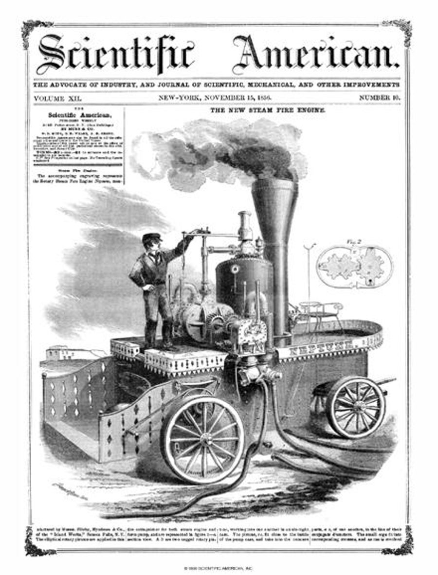 Steam Fire Engine | Scientific American