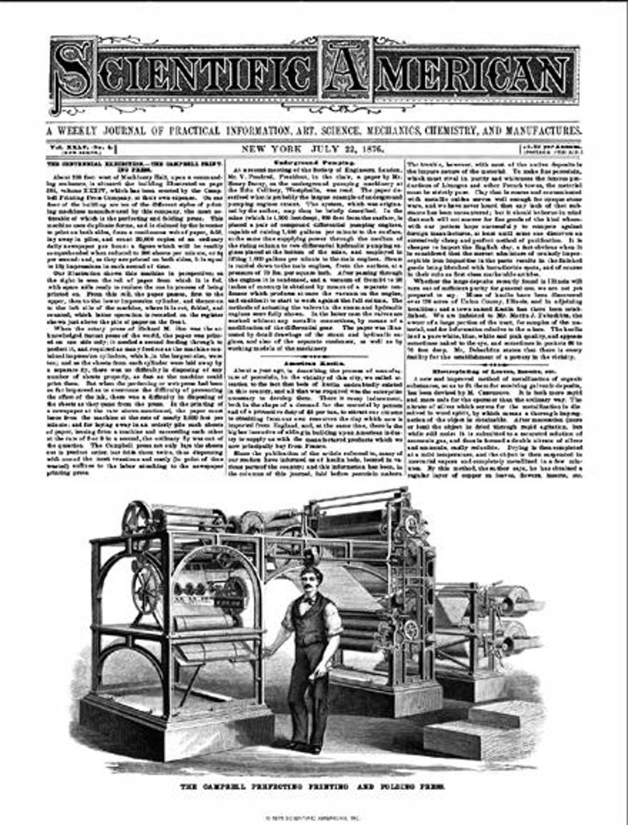 Issue Archive - 1876 | Scientific American