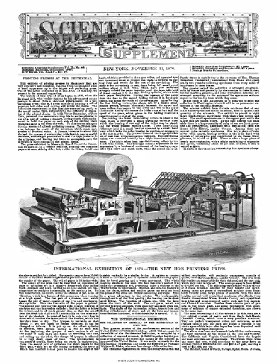 Issue Archive - 1876 | Scientific American