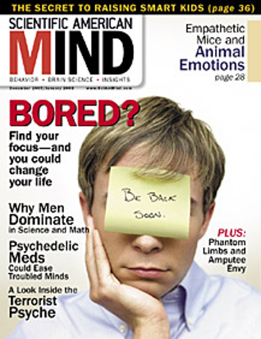 Sex Math And Scientific Achievement Scientific American