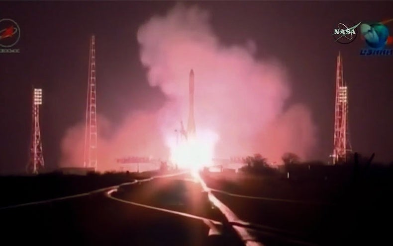 Russian Spacecraft Crashes after Failed Launch to Space Station ...