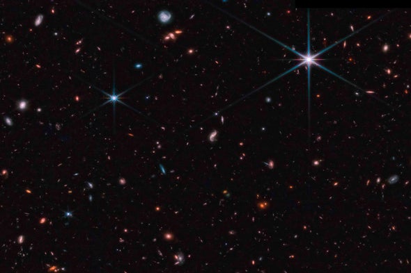 JWST's First Glimpses of Early Galaxies Could Break Cosmology ...