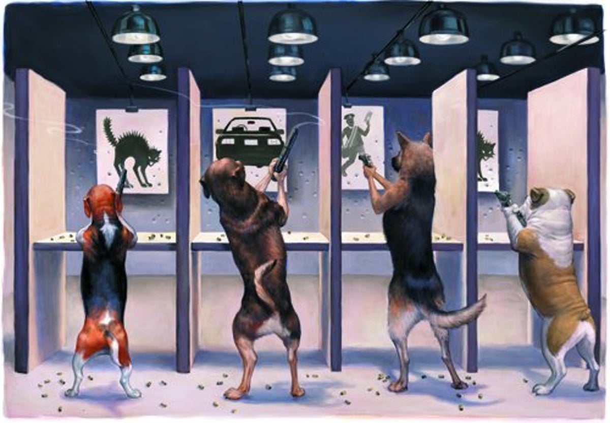 A Loaded Gun Can Be Dangerous Even If Only a Dog Is Near the Trigger ...