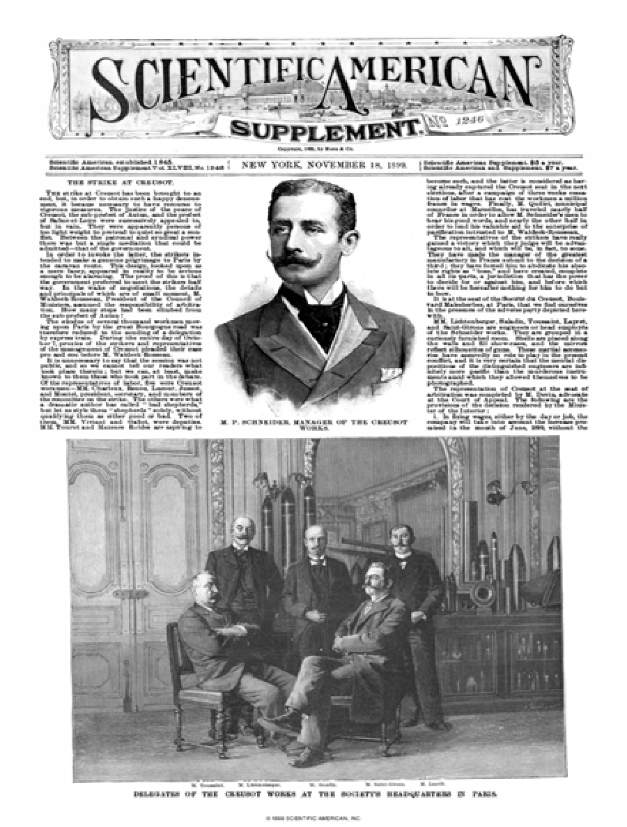 Issue Archive - 1899 | Scientific American