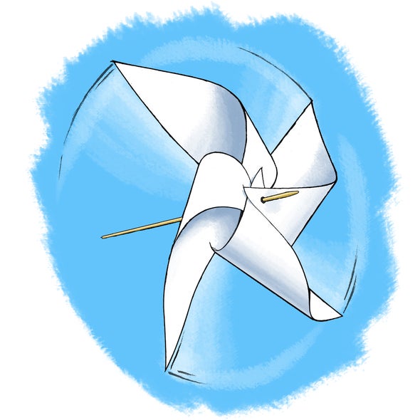 Strong Wind Science: The Power of a Pinwheel - Scientific American