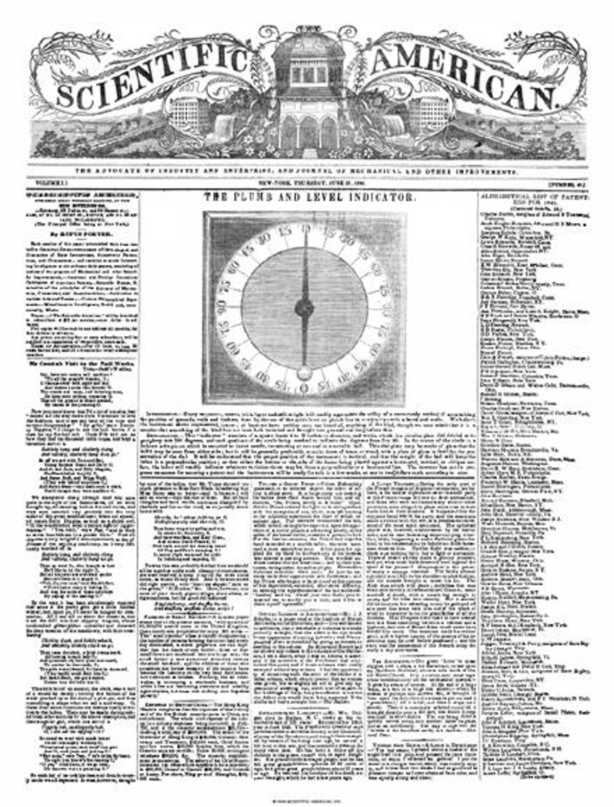 Scientific American Volume 1, Issue 40 | Scientific American