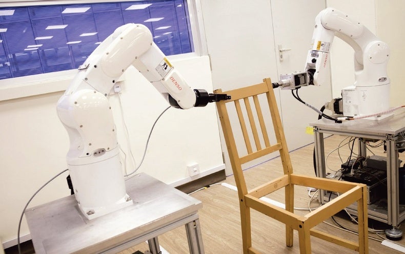 IKEA-Building Robot Conquers Touchy-Feely Challenge - Scientific American