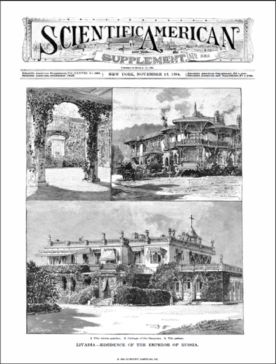 Issue Archive - 1894 | Scientific American