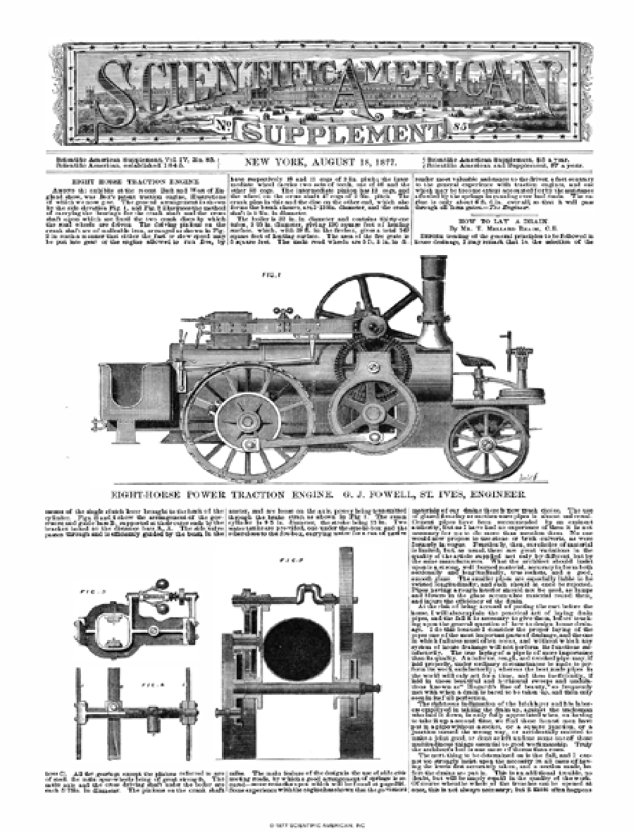 Issue Archive - 1877 | Scientific American Issue Archive - 1877 | Scientific American