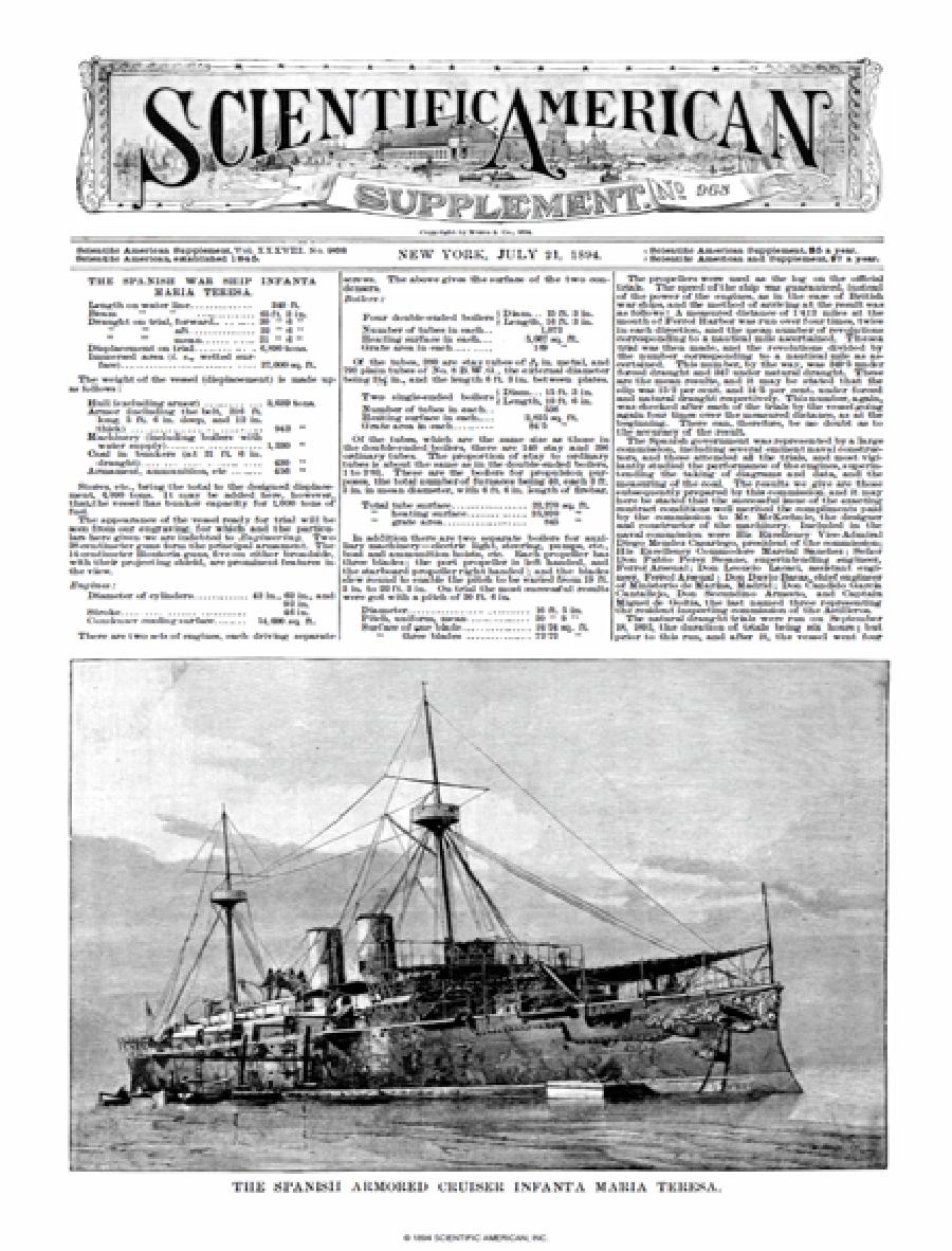 Issue Archive - 1894 | Scientific American