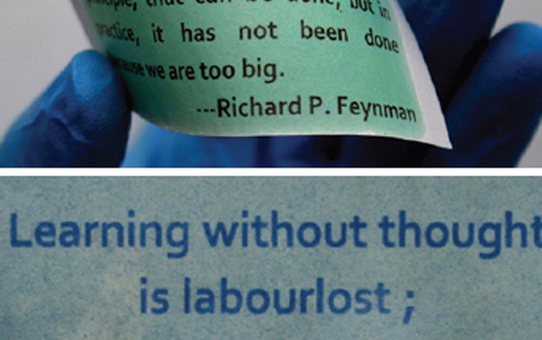 Reprintable Paper Offers Sustainable Alternative to the Printed Word ...