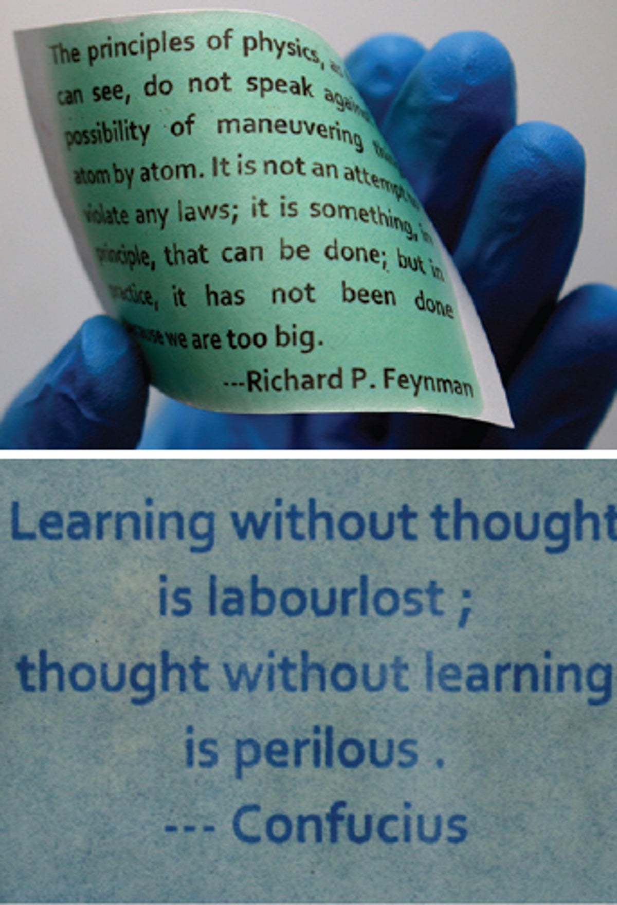 Reprintable Paper Offers Sustainable Alternative to the Printed Word ...