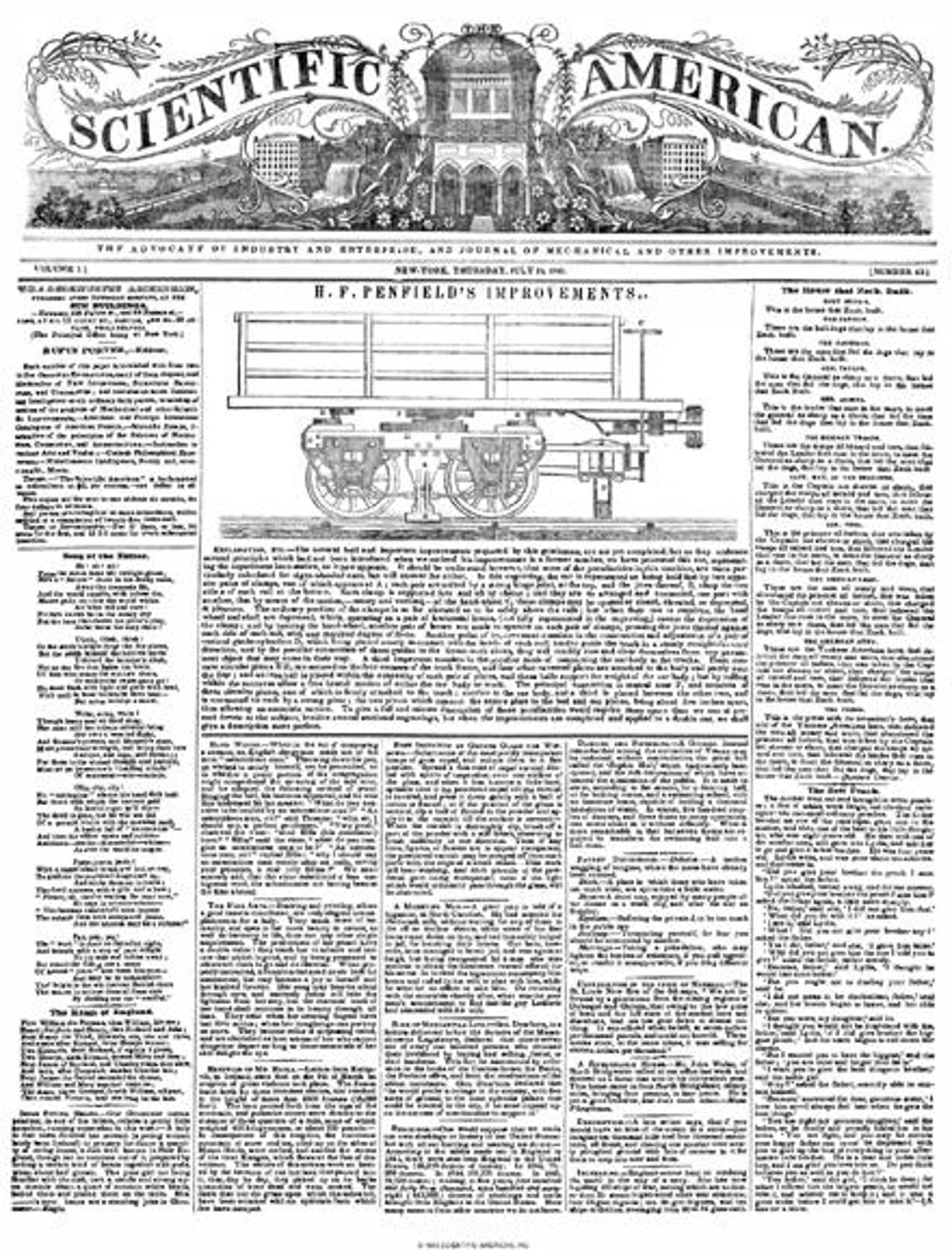 Scientific American Volume 1, Issue 43 | Scientific American Scientific American Volume 1, Issue 43 | Scientific American