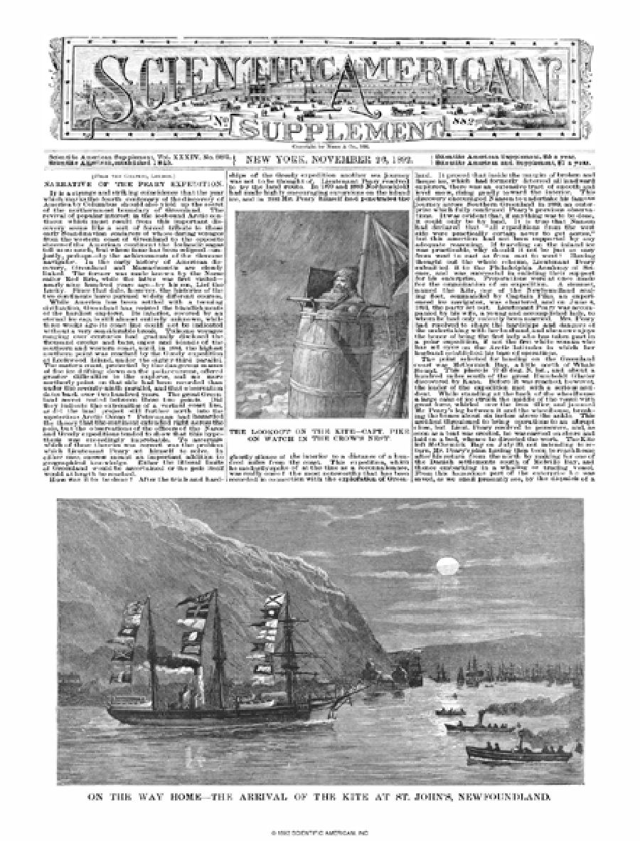 Issue Archive - 1892 | Scientific American