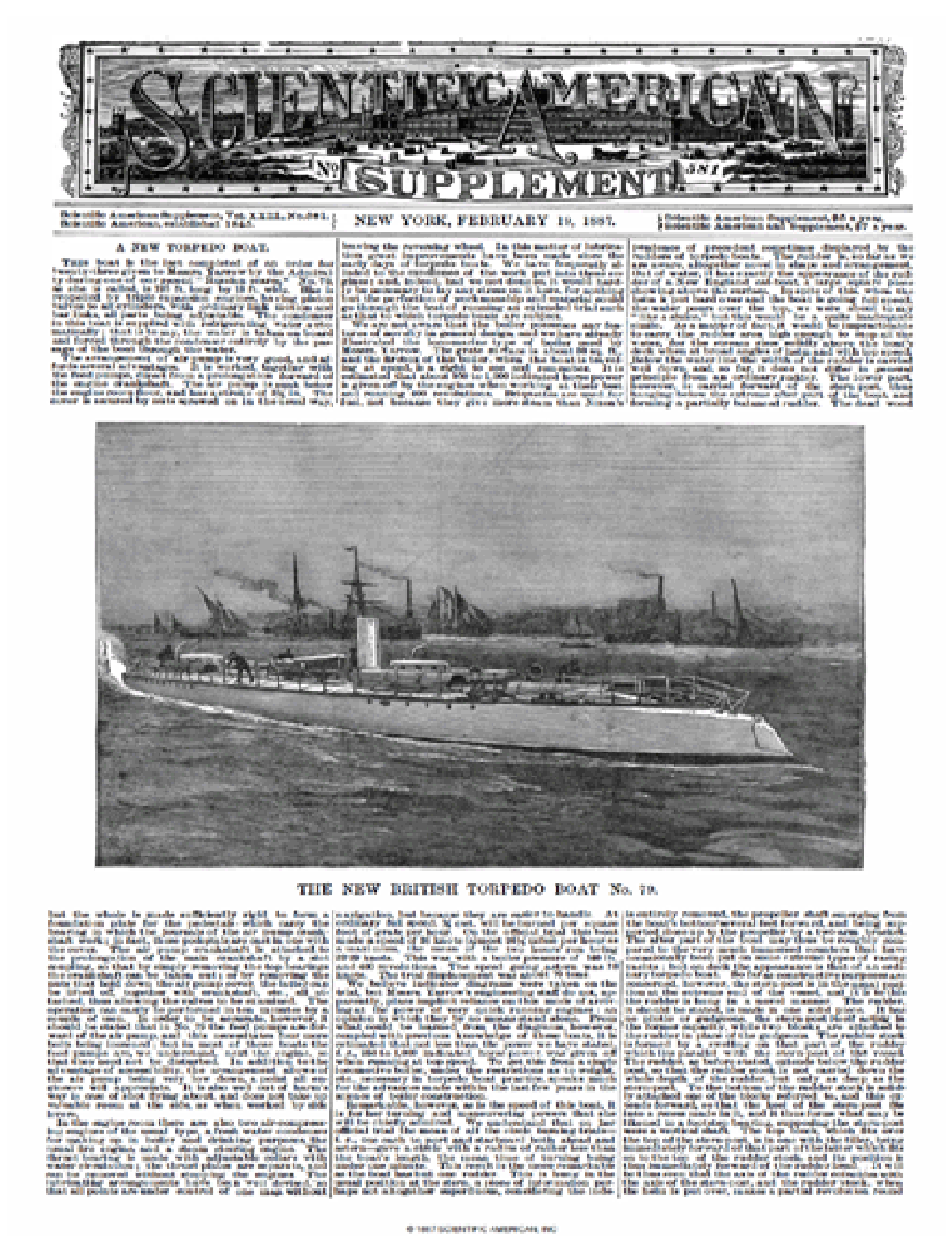 Scientific American Supplements Volume 23, Issue 581supp | Scientific American