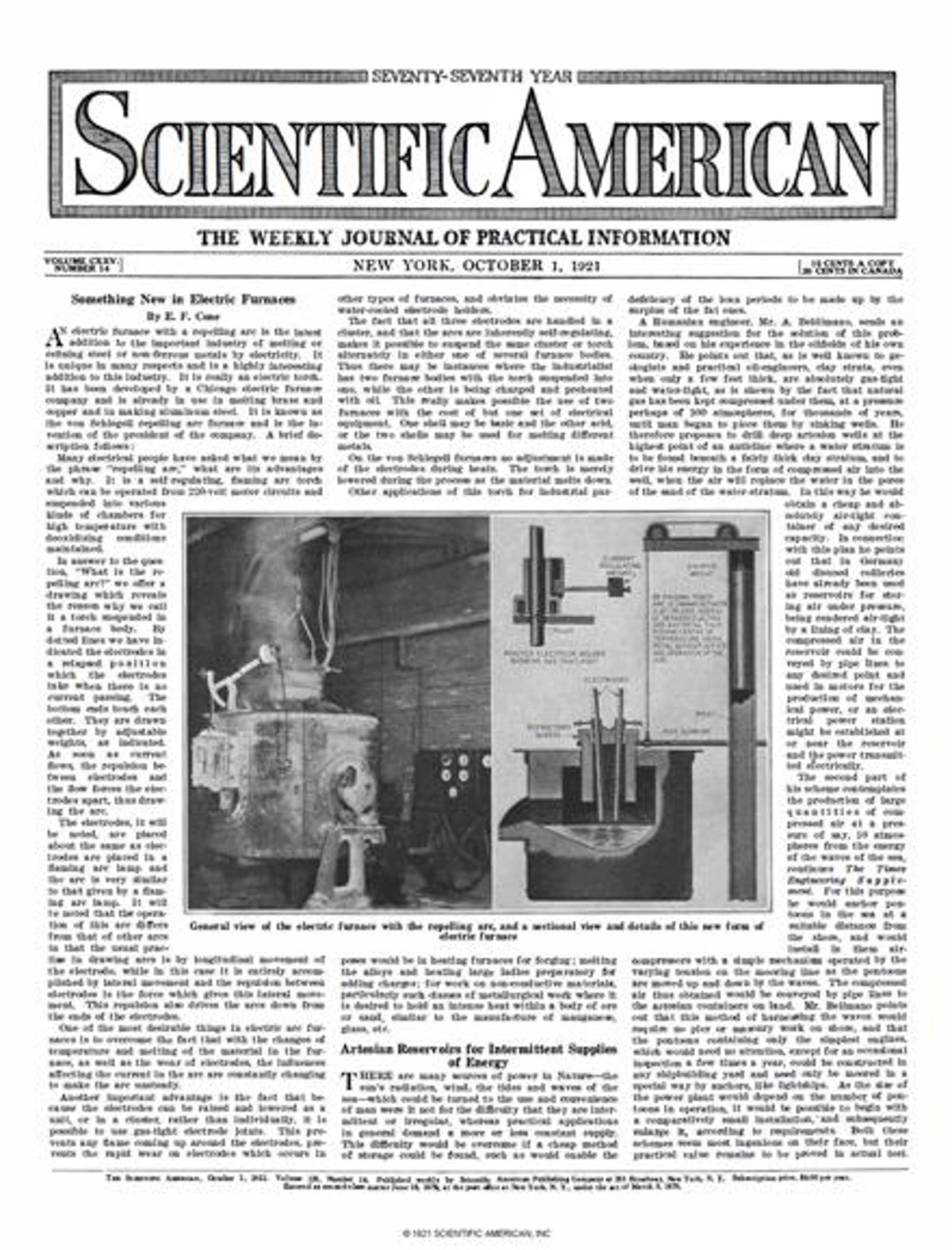 Scientific American Volume 125, Issue 14 | Scientific American