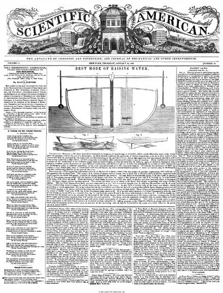 Best Mode of Raising Water | Scientific American