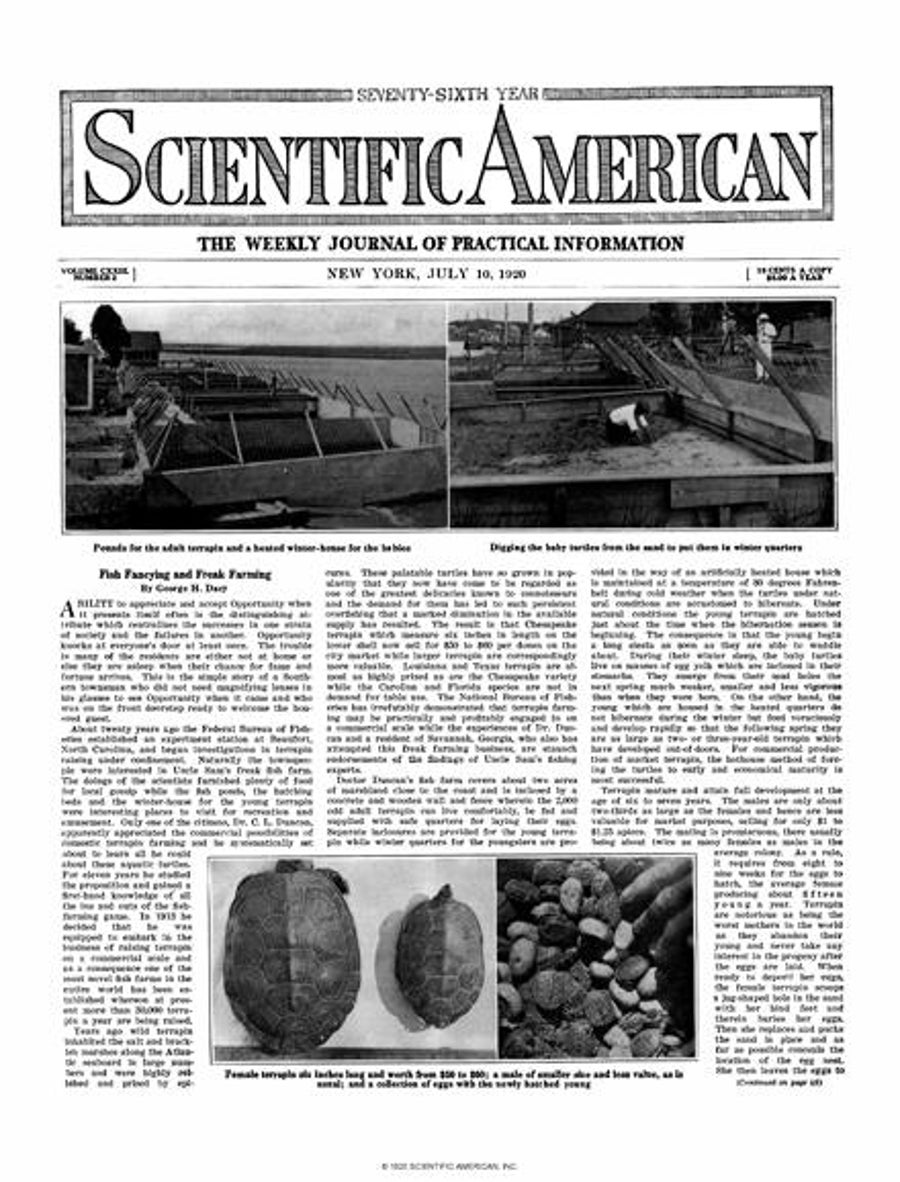 Issue Archive - 1920 | Scientific American