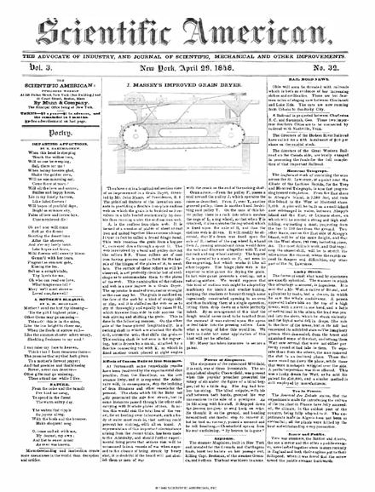 Scientific American Volume 3, Issue 32 | Scientific American