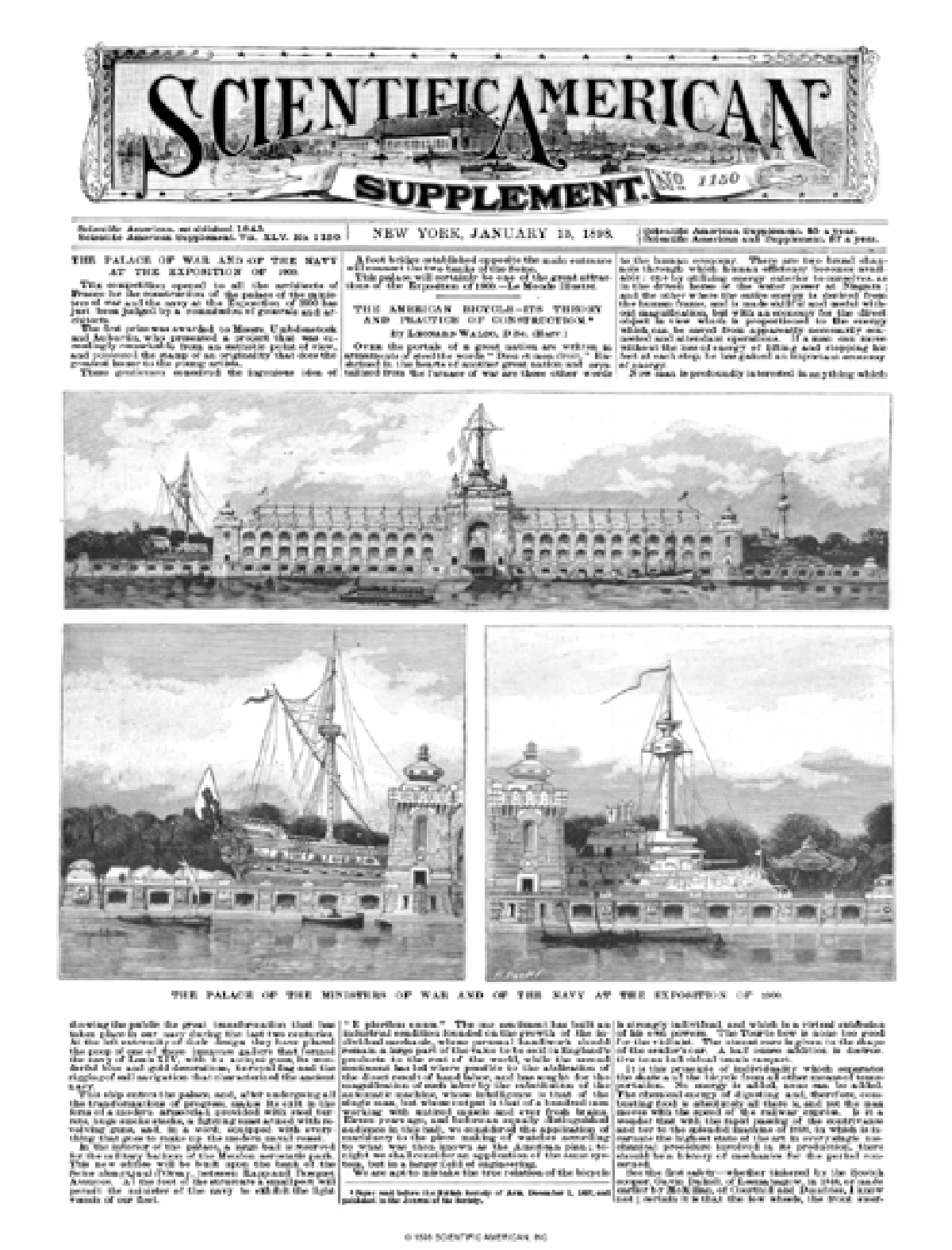 Scientific American Supplements Volume 45, Issue 1150supp | Scientific ...