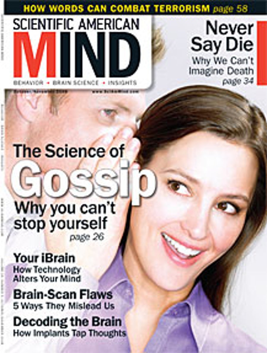 The Science of Gossip: Why We Can't Stop Ourselves | Scientific American