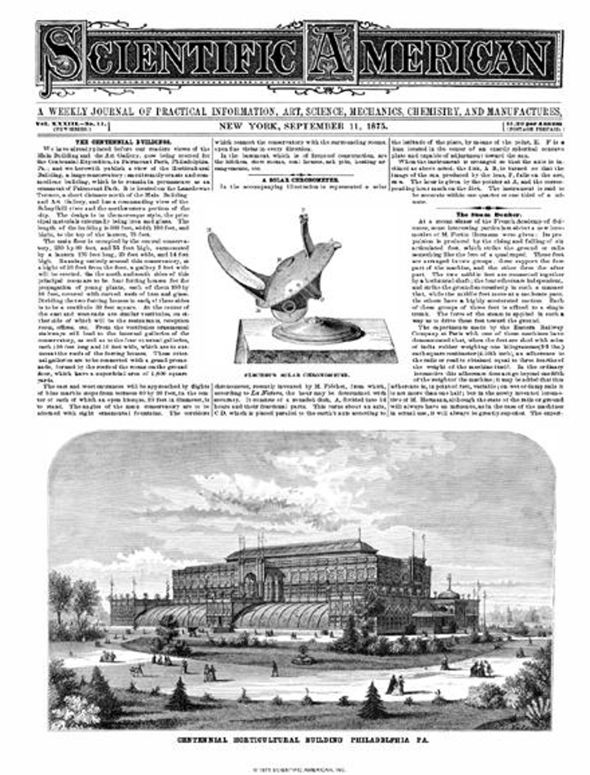 Scientific American Volume 33, Issue 11 | Scientific American