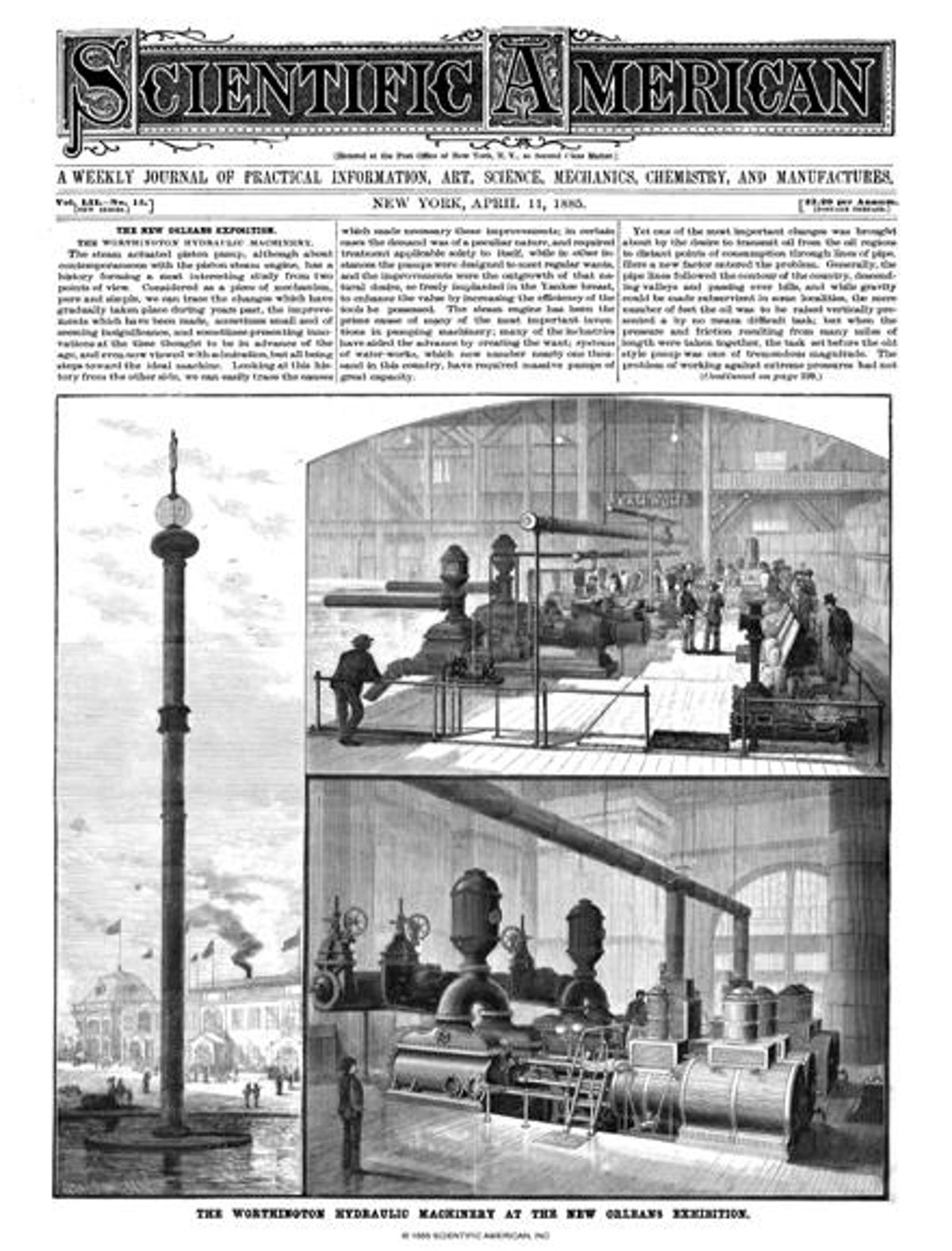 Scientific American Volume 52, Issue 15 | Scientific American Scientific American Volume 52, Issue 15 | Scientific American