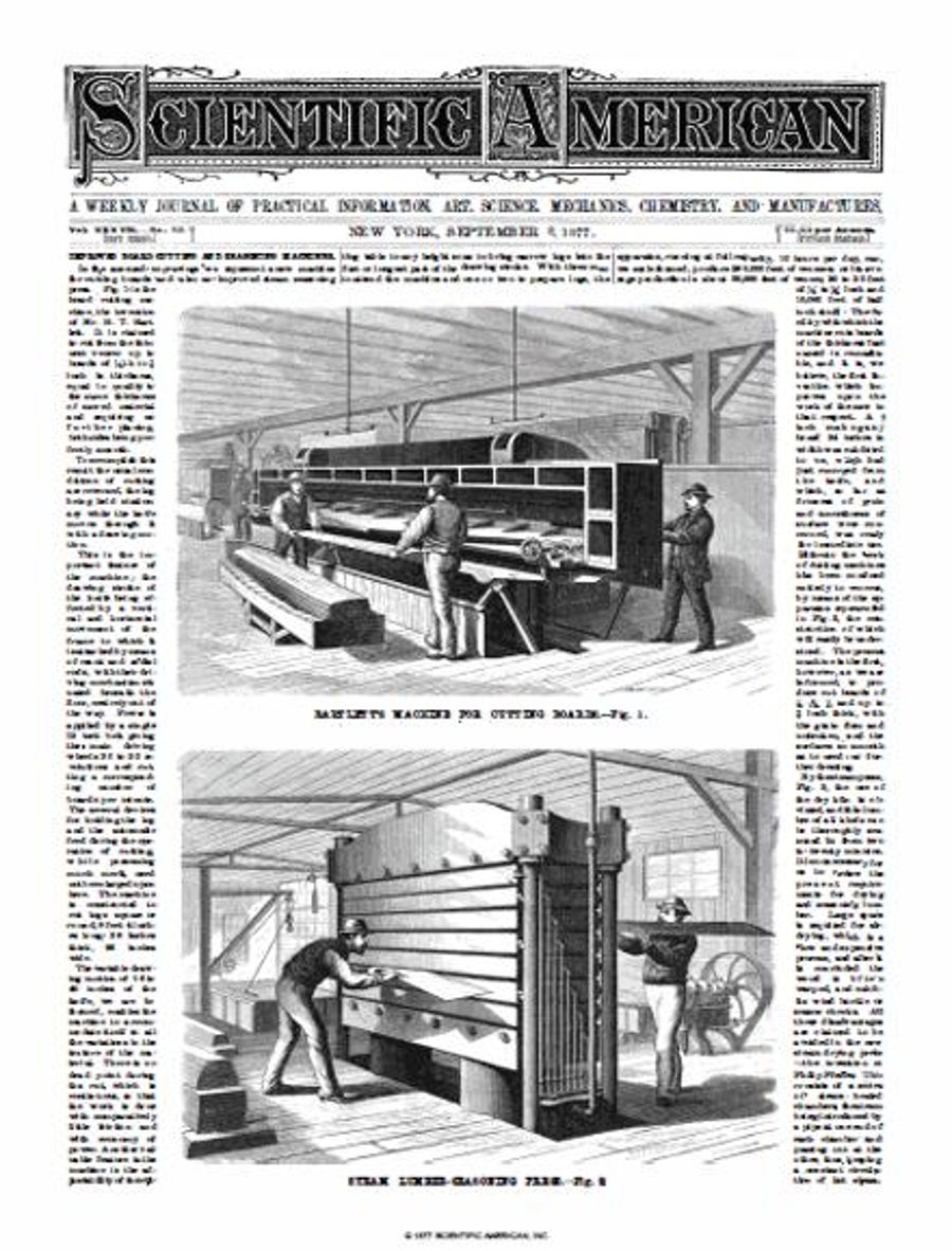 Improved Overhead Sewing Machine | Scientific American