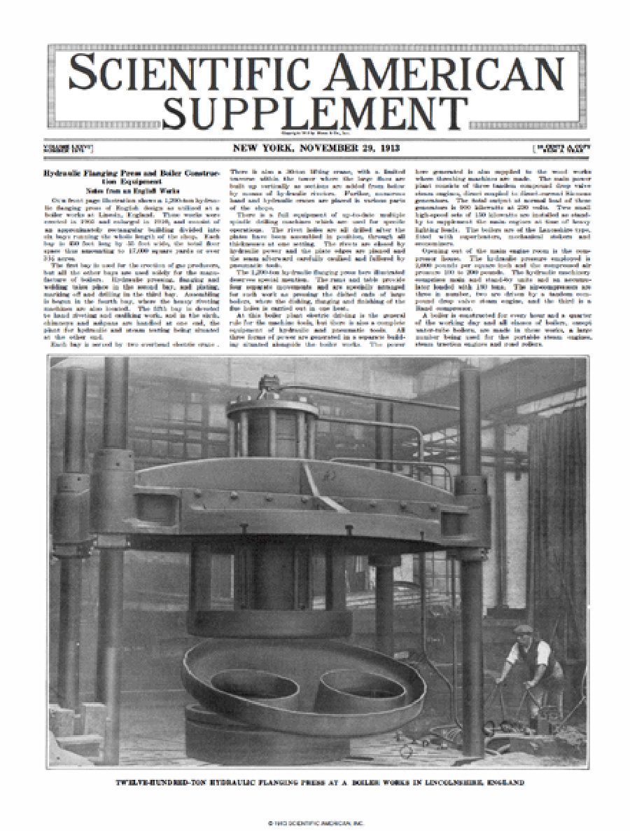 Issue Archive - 1913 | Scientific American