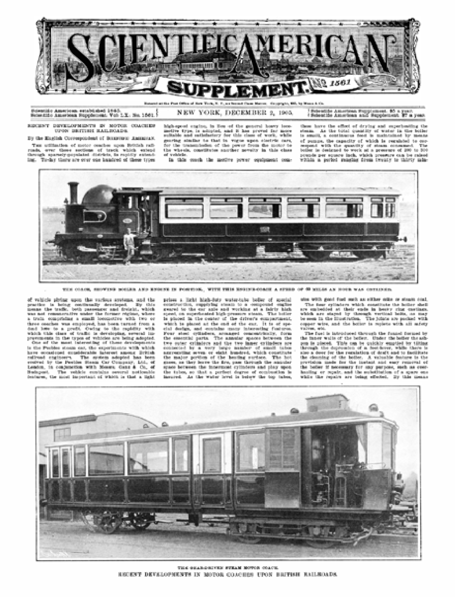 Issue Archive - 1905 | Scientific American