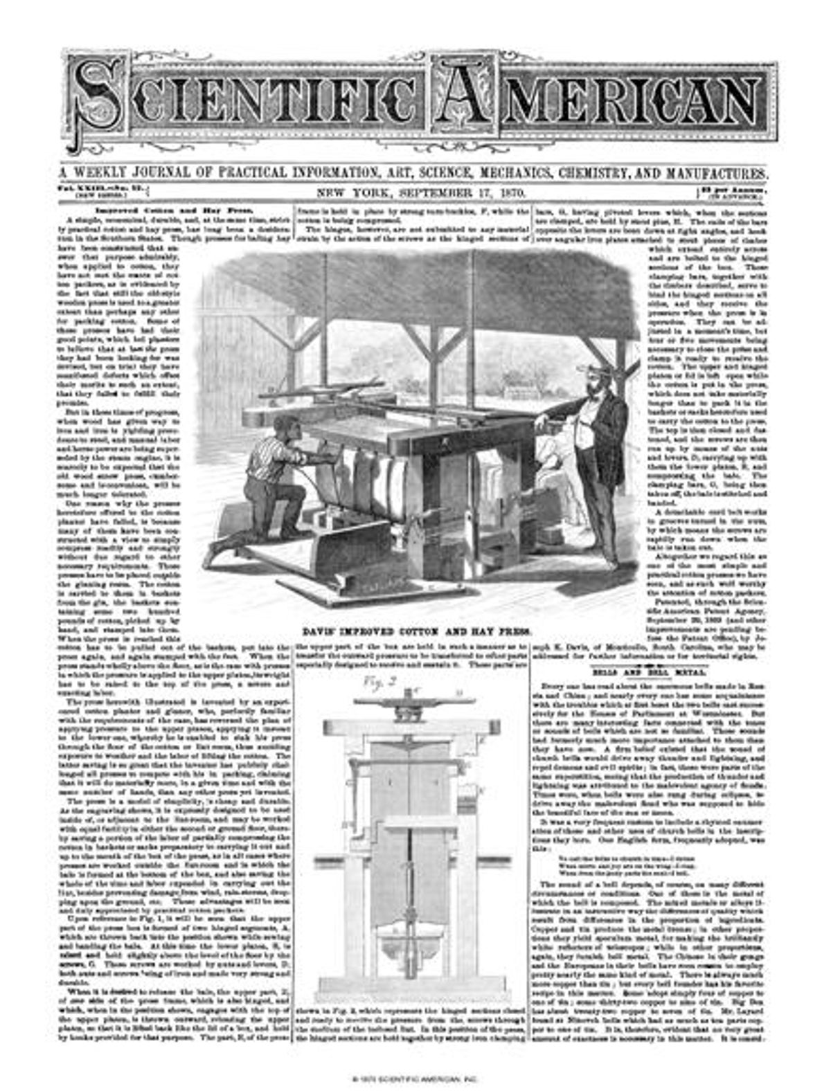 Scientific American Volume 23, Issue 12 | Scientific American