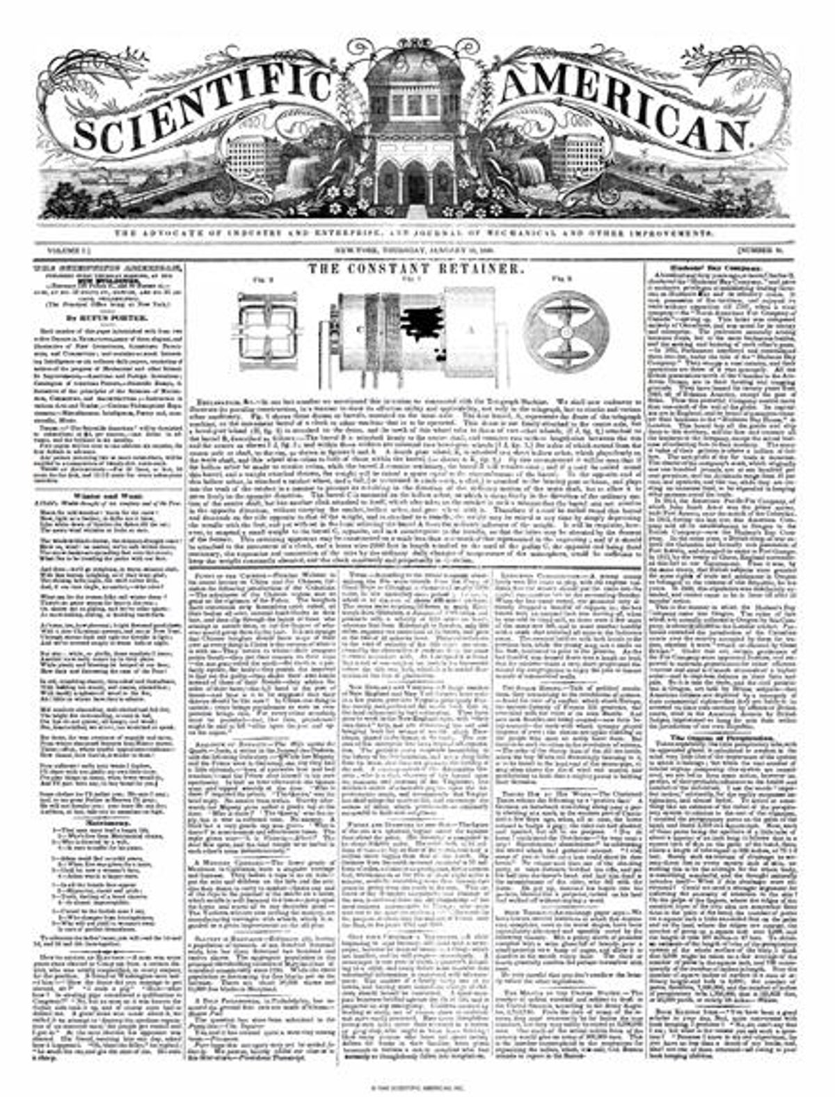 Scientific American Volume 1, Issue 18 | Scientific American