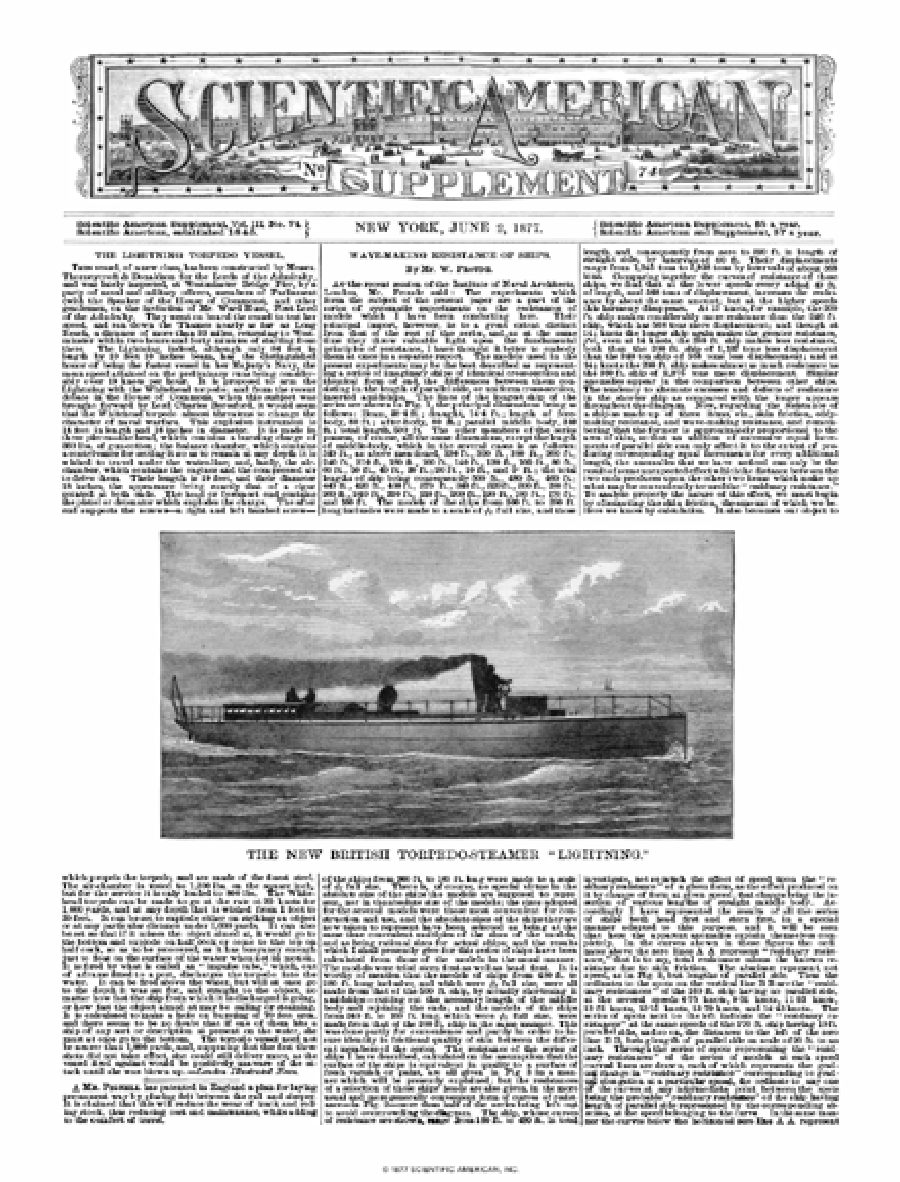 Scientific American Supplements Volume 3, Issue 74supp | Scientific ...