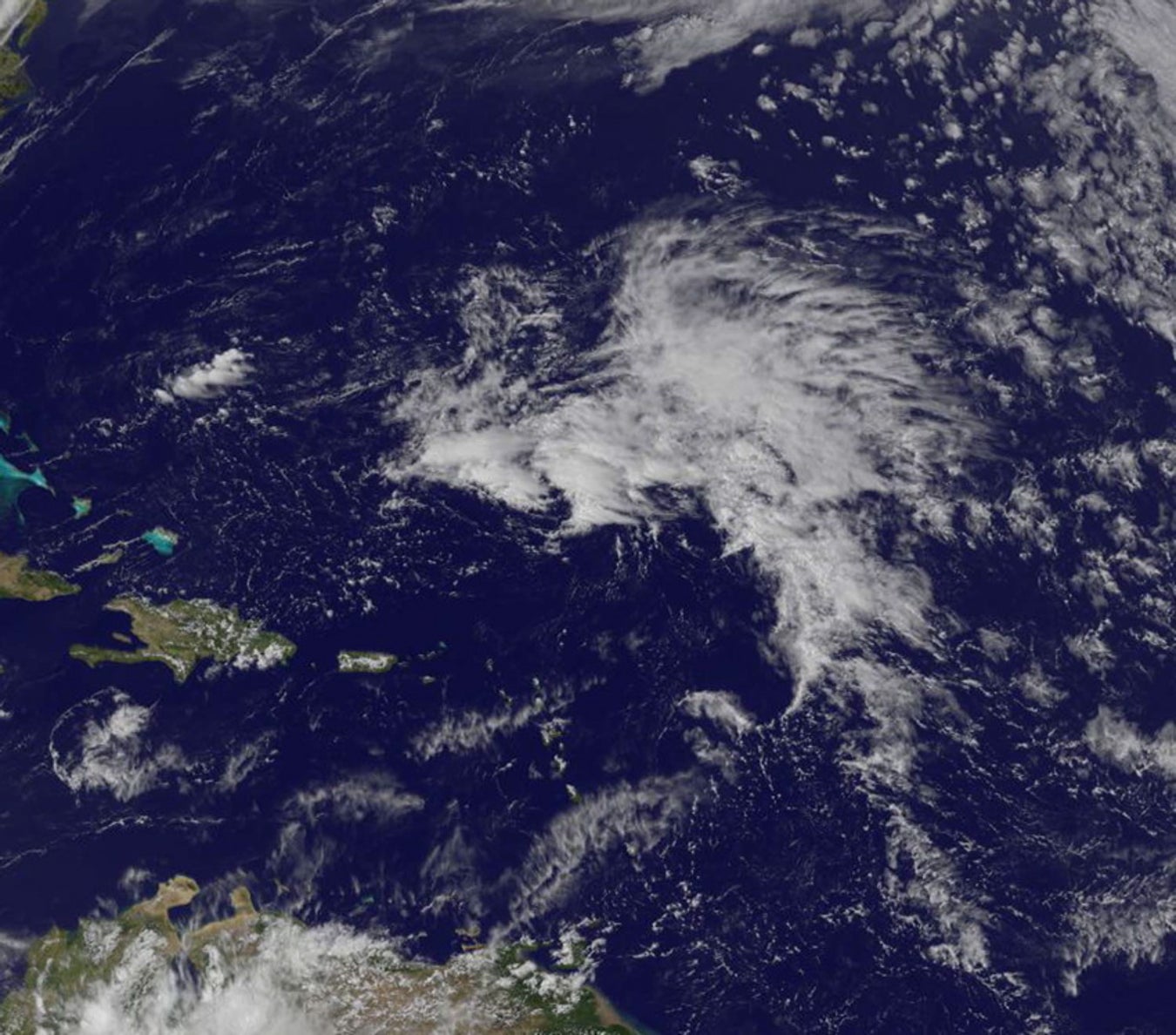 Early riser: Pre-hurricane season, a storm system appears in the ...